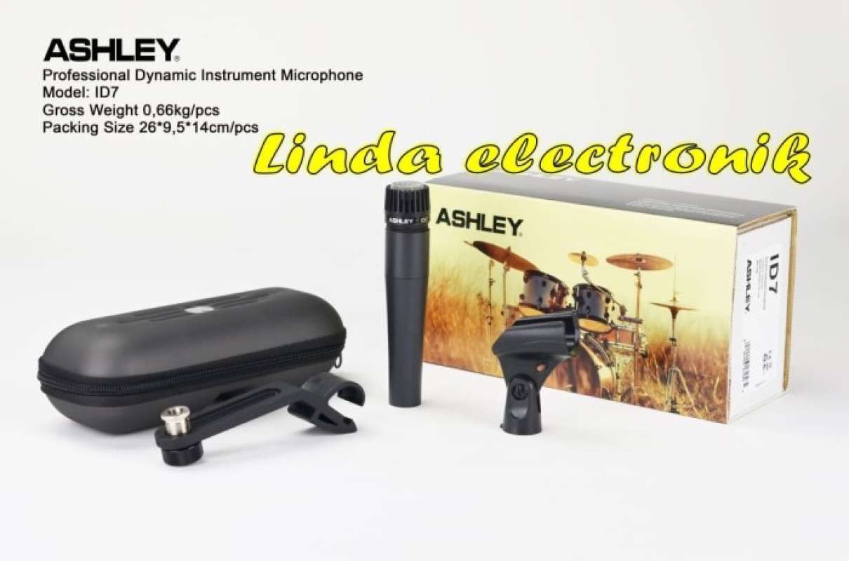 Promo Mic Instrumen Ashley Id7 Oryginal Ashley Id 7 Diskon 23% Di ...