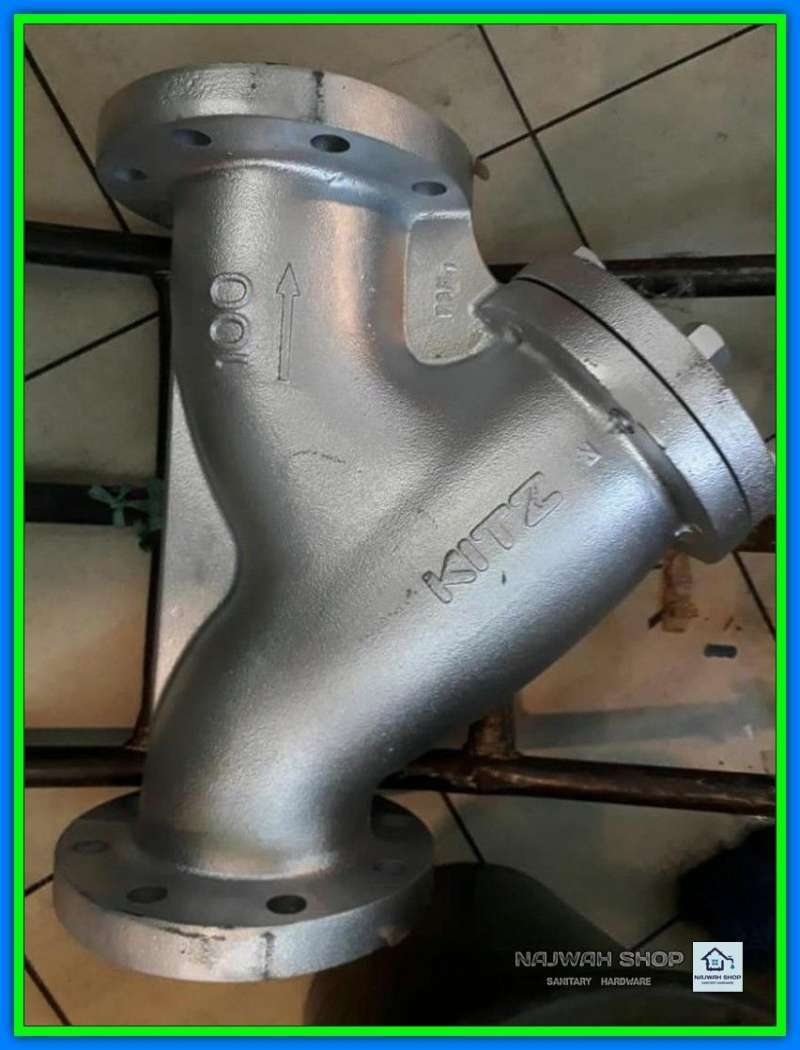 Promo Y Stainer Valve 8 inch Kitz Cast Iron JIS 10K Besi Cor Origin ...