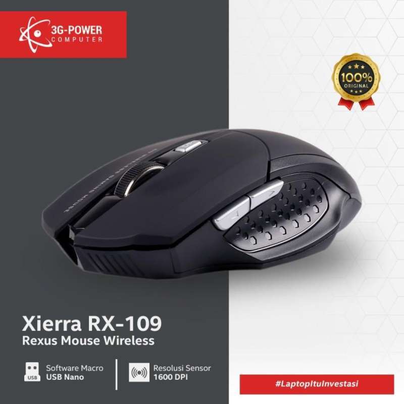 Promo Rexus Xierra Rx109 / Rx-109 Gaming Mouse Diskon 7% Di Seller Kla Computer Official Store ...