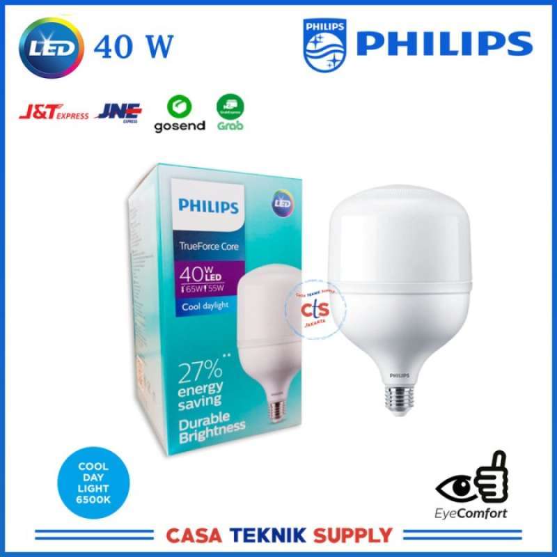 Promo Lampu PHILIPS Essential Tforce Core HB 45W E27 TrueForce Putih ...