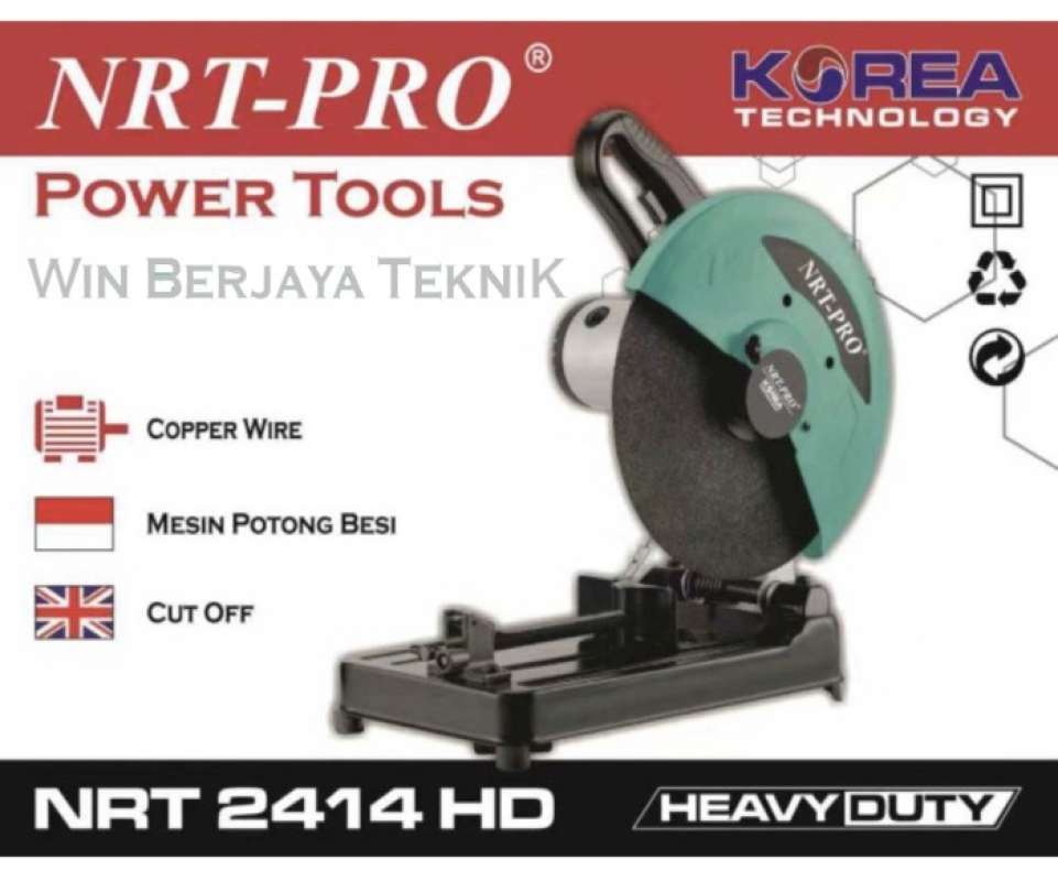 Promo Nrt-pro Norita 2414 Hd Cut Off 14 Inch Potong Besi Cutting Wheel ...