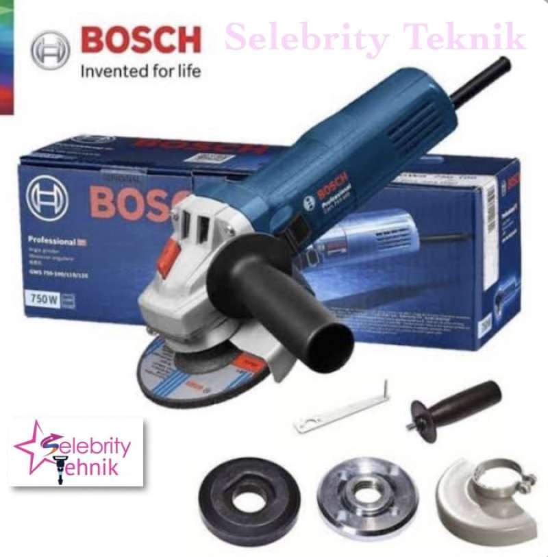 Promo Angle Grinder / Gerinda Tangan Listrik Gws 750 Heavy Duty Bosch ...