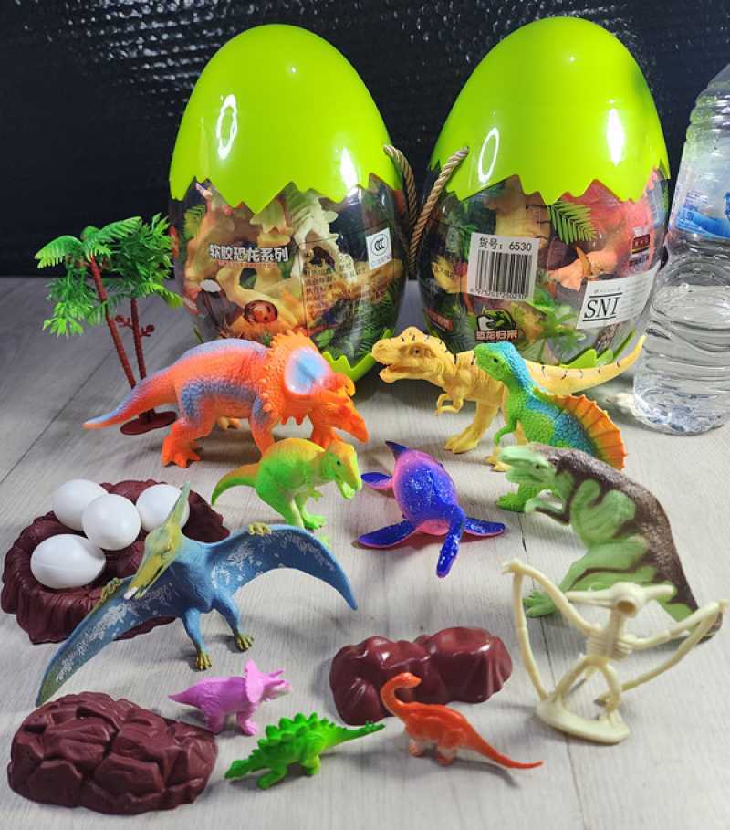 Jual Oem Mainan Telur Dinosaurus Toples 21cm Super Big Size Egg ...