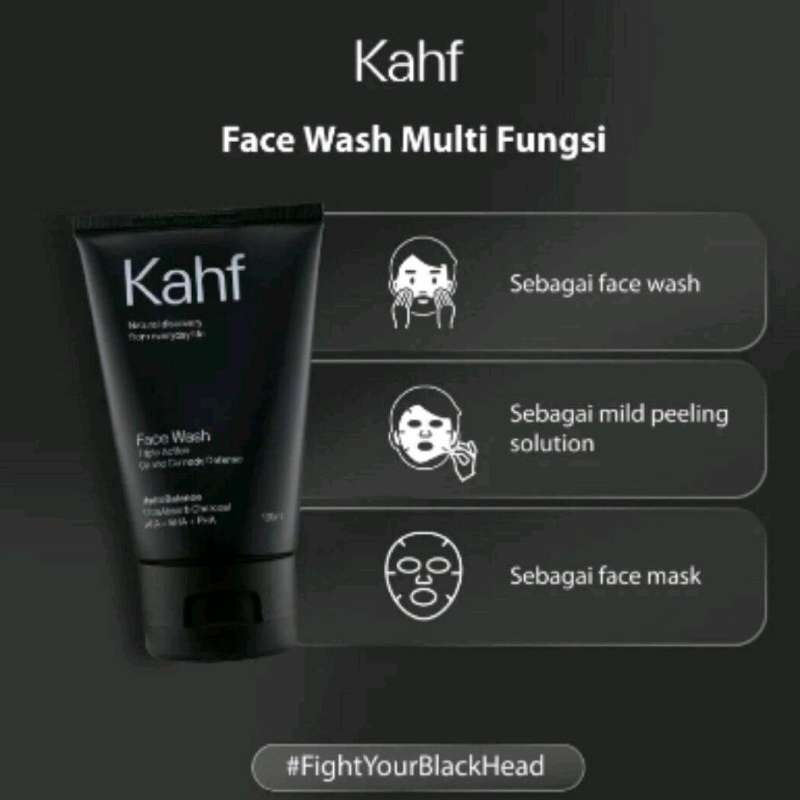 Jual KAHF Triple Action Oil and Comedo Defense 100ml di Seller renne ...