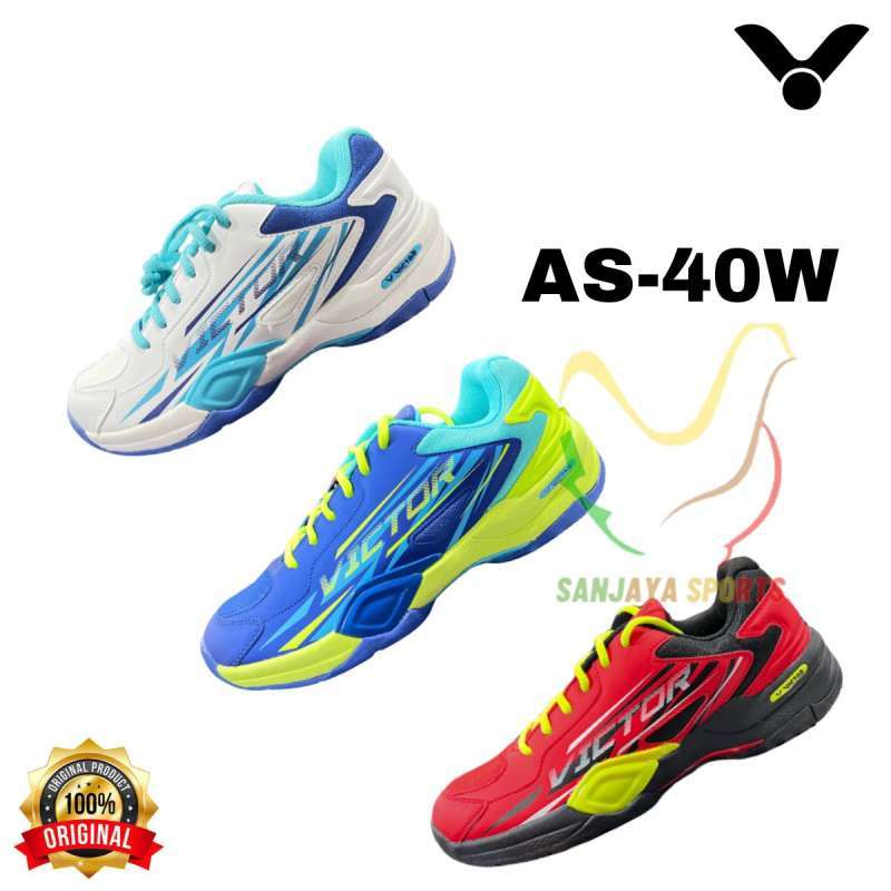 Jual SEPATU BADMINTON BULUTANGKIS VICTOR AS 40W AS-40W ORIGINAL di ...