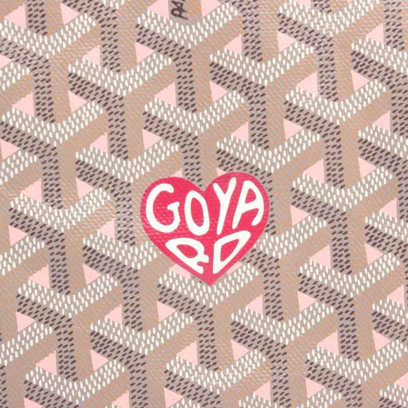 Promo Goyard Poitiers Claire Voie Grey Pink Limited Edition with Heart ...