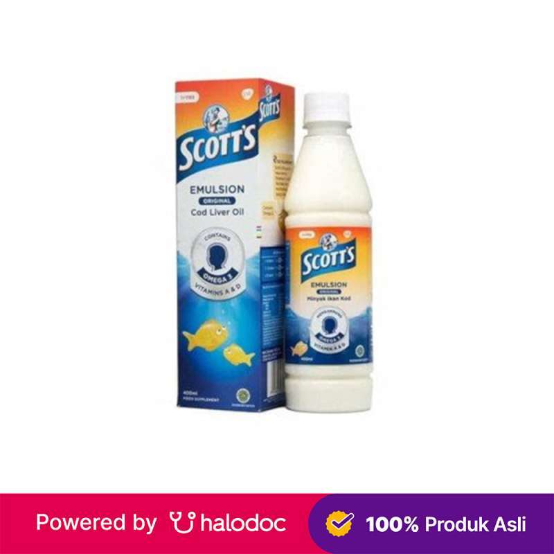 Jual Scott's Emulsion Original 400 ml di Seller Apotek Merdeka Timur ...