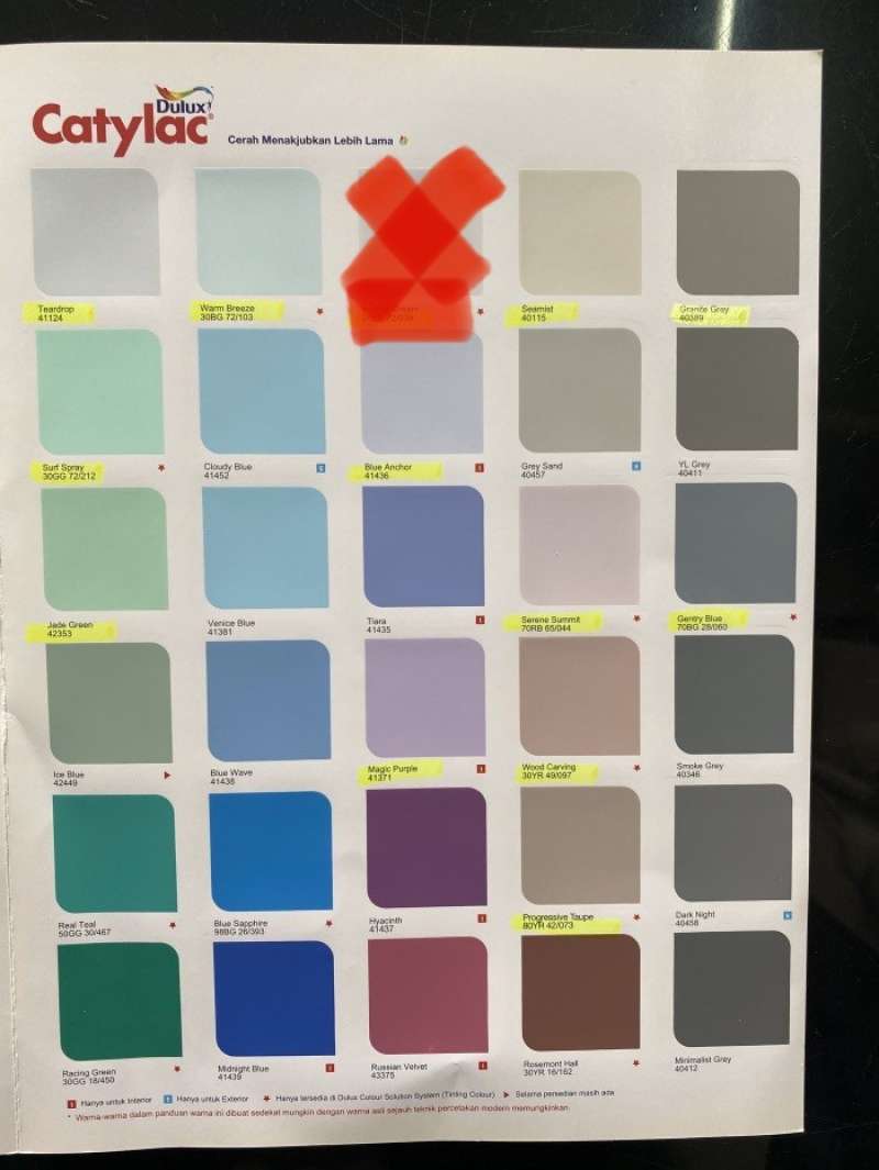 Promo Dulux Catylac Cat Interior All Colour Kemasan 5 Kg ...