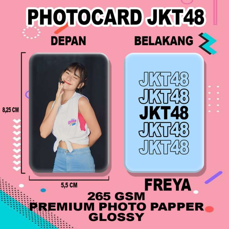 Promo Sunopy - Photocard Jkt48 V1 Foto Card Jkt48 Photo Card Freya Foto ...
