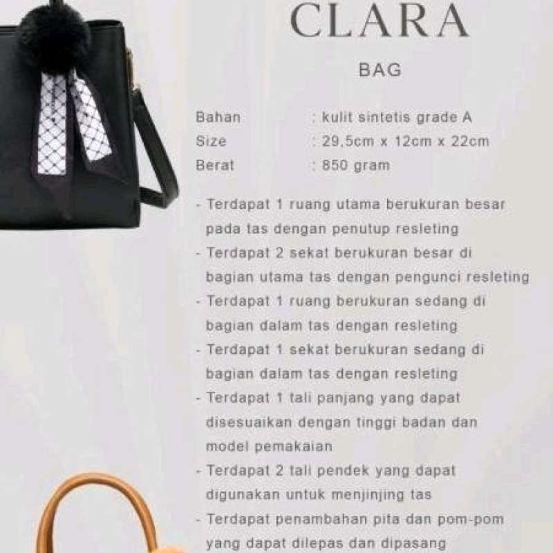 Jual Clara Bag di Seller ZarKha Mart - Wangunharja, Kab. Bekasi | Blibli