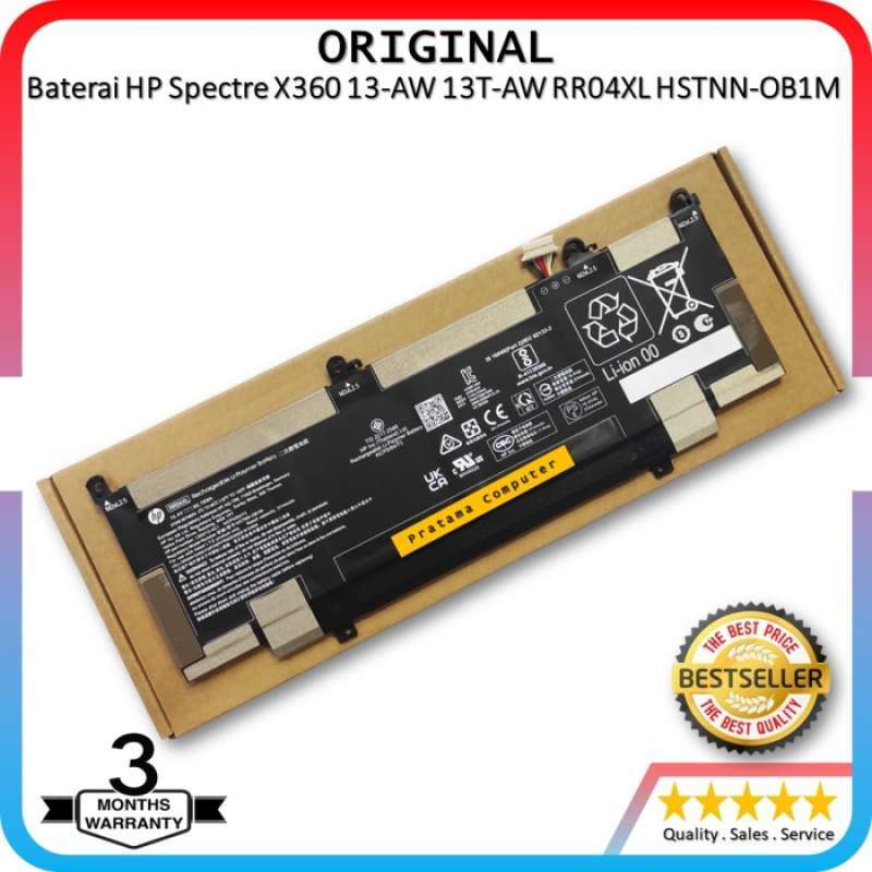 Promo Baterai Hp Spectre X360 13-aw 13t-aw Rr04xl Hstnn-ob1m Original ...
