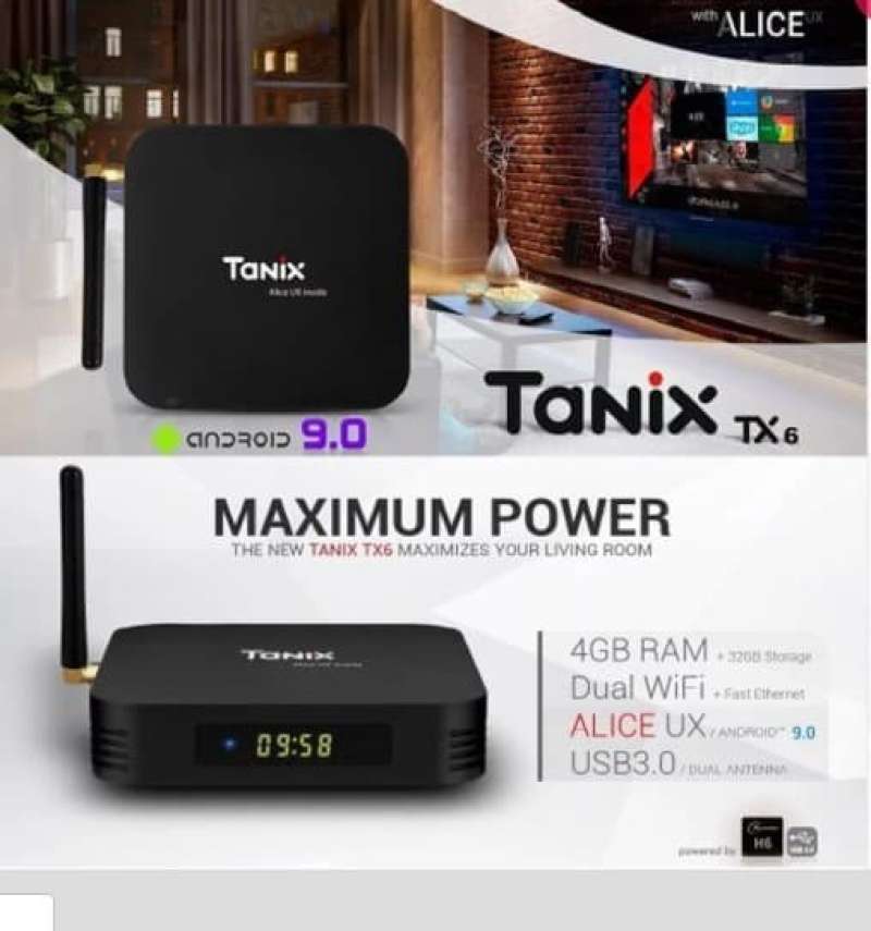 Promo Tanix TX6 Android TV Box RAM 4 GB ROM 64GB 2.4GHz 5.Ghz WiFi ...