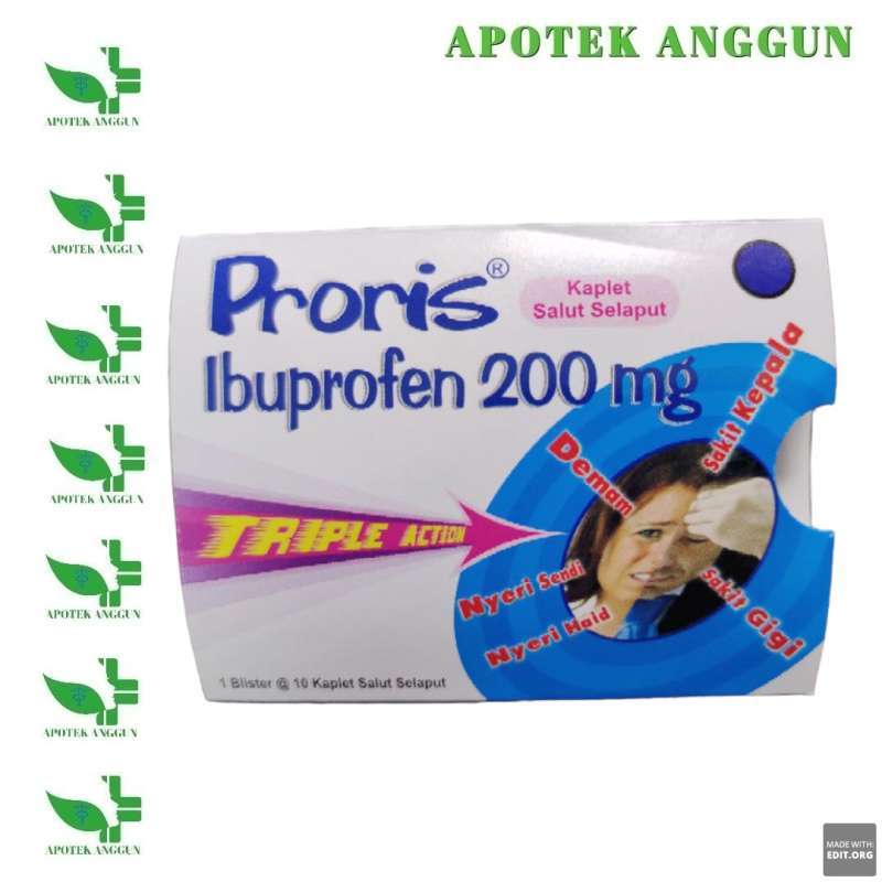 Promo Proris 200mg 1 Strip 10 Kaplet Diskon 1% Di Seller Qosmekita ...