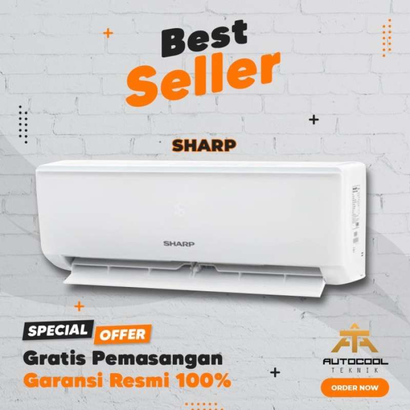 Promo Ac Sharp 2 Pk Ah-a 18 Ucy Split Turbo Cool + Pasang Diskon 33% Di ...