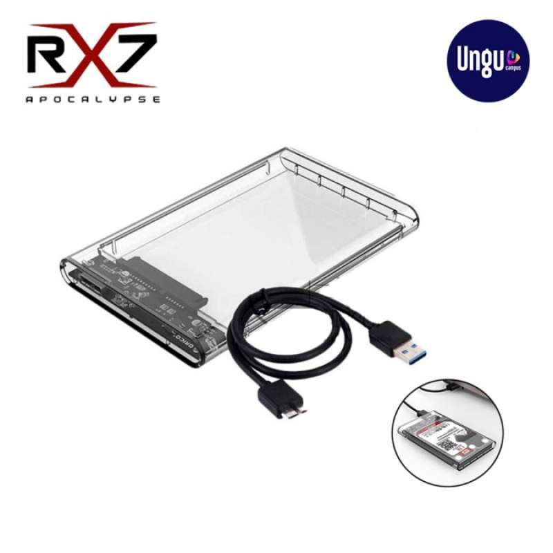 Jual HDD ENCLOSURE RX7 2.5 USB 3.0 CASING HARDISK EXTERNAL di Seller Ungu Campus - Gondangmanis ...