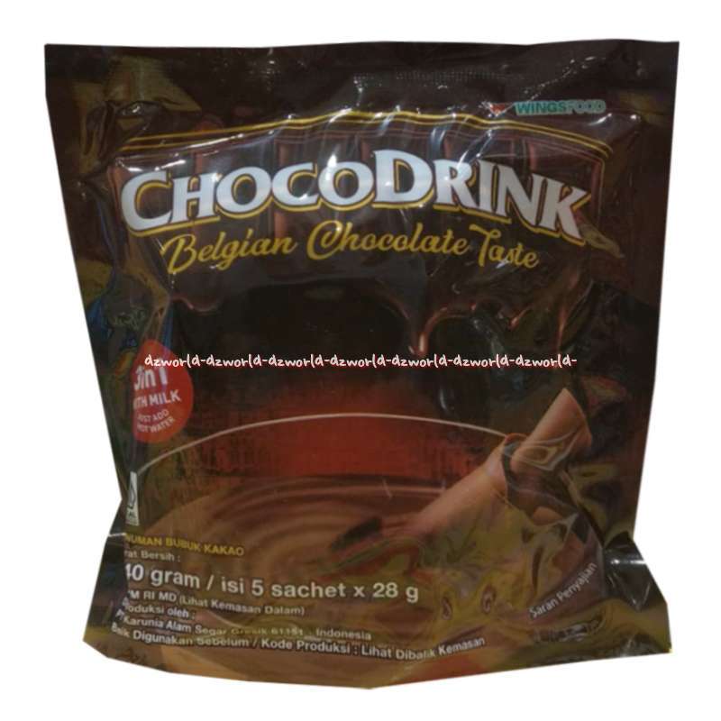Jual Chocodrink 5sahet Belgian Chocolate Taste Chocolate Flavor Drink ...