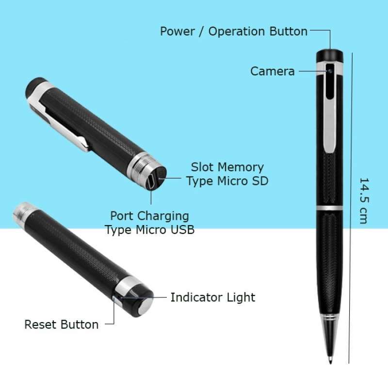 Jual Spy Camera Pulpen V7 Portabel Hd 1080p - Hidden Camera Di Seller ...