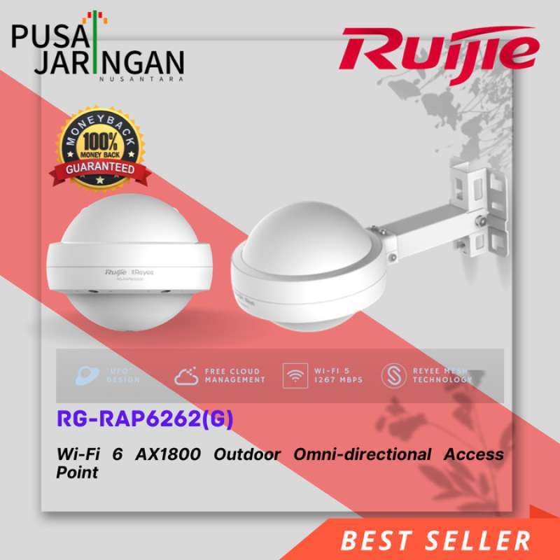 Promo RUIJIE RG-RAP6262(G) Wi-Fi 6 AX1800 Outdoor Omni-directional AP ...