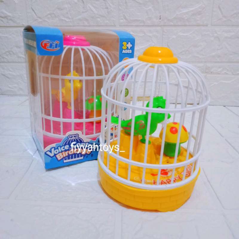 Jual Mainan Anak Sangkar Burung Berbunyi Dan Berlampu / Mainan Burung ...