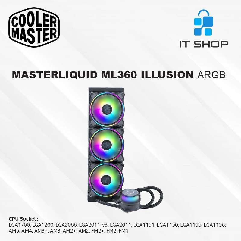 Jual Cooler Master MASTERLIQUID ML360 ILLUSION CPU Cooler di Seller IT ...