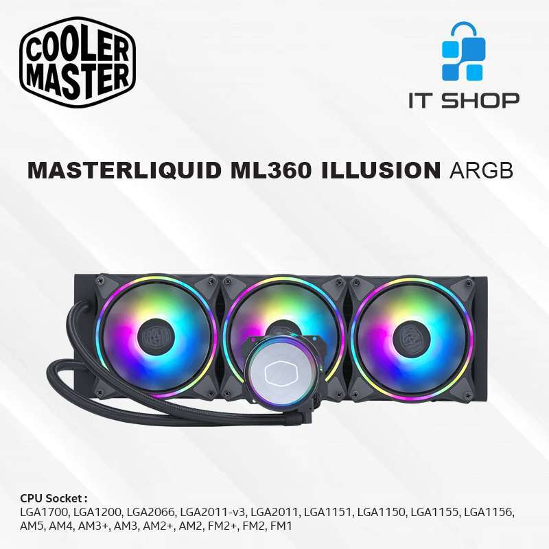 Jual Cooler Master MASTERLIQUID ML360 ILLUSION CPU Cooler di Seller IT ...