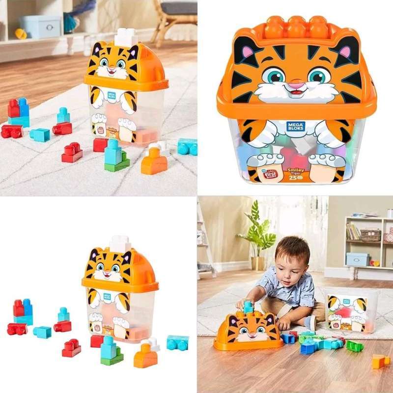 Promo MEGA BLOKS BUILD AND LEARN ANIMAL BUCKET Diskon 59% di Seller ...