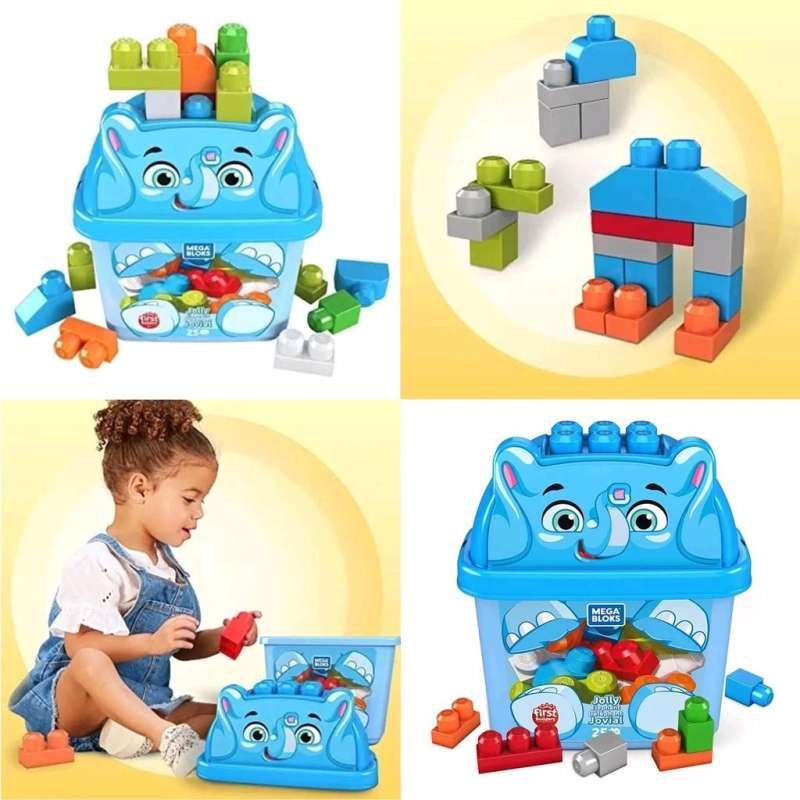 Promo MEGA BLOKS BUILD AND LEARN ANIMAL BUCKET Diskon 59% di Seller ...
