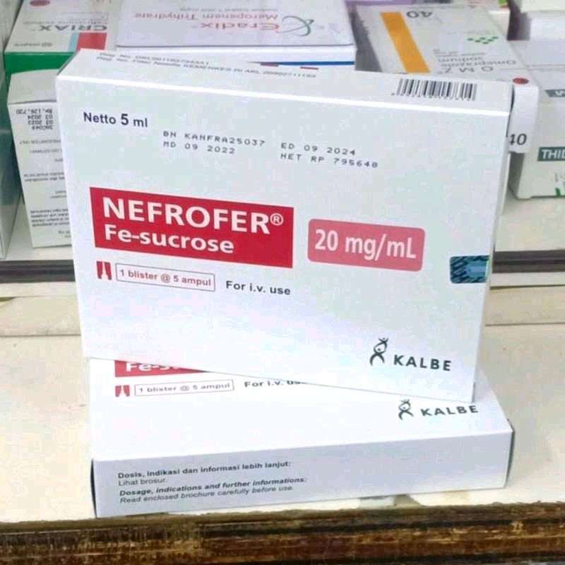 Jual Nefrofer 20 Mg Injection Per Box Original Di Seller Apotek Balanak ...