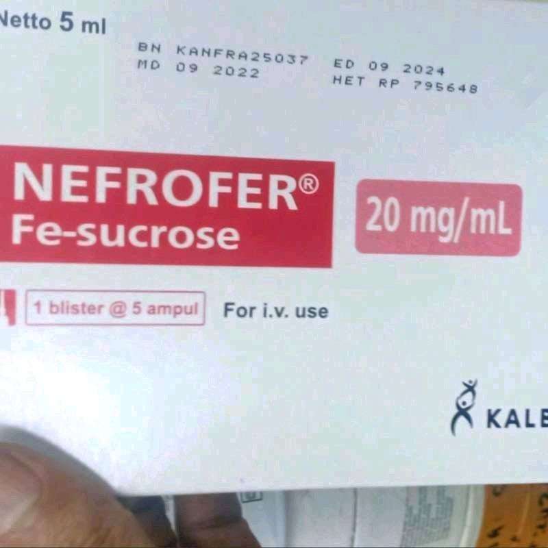 Jual Nefrofer 20 Mg Injection Per Box Original Di Seller Apotek Balanak ...