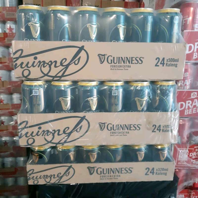 Jual Guinness Bir Hitam 500ml 1 Dus Isi 24 Kaleng Jumbo Di Seller K ...