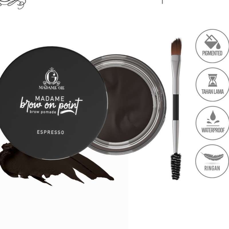 Jual Madame Gie Madame Brow On Point - Eyebrow Pomade - 02 - Espresso ...