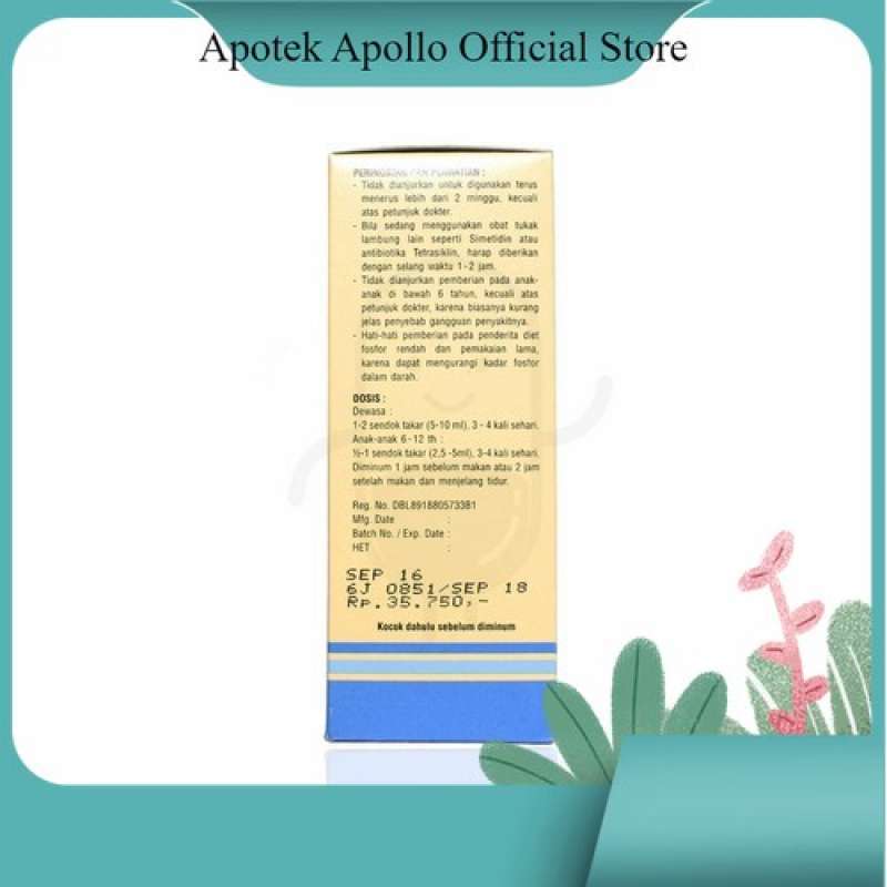 Jual Magtral Forte Mint Suspensi 120 Ml Di Seller Apotek Apollo ...