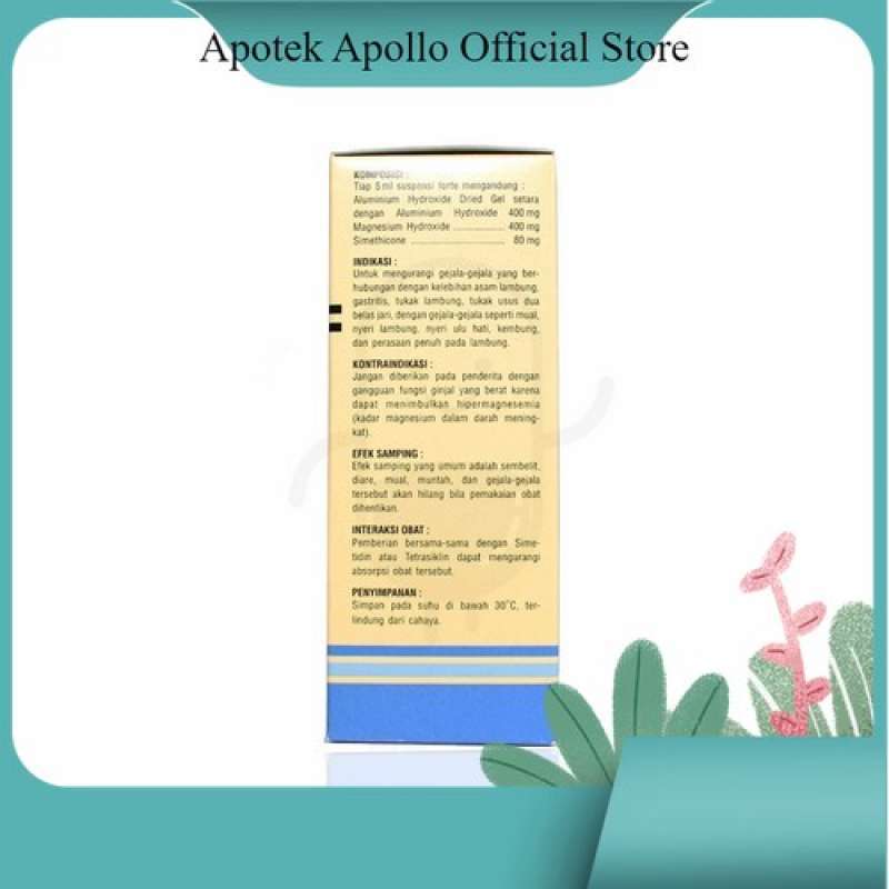 Jual Magtral Forte Mint Suspensi 120 Ml Di Seller Apotek Apollo ...