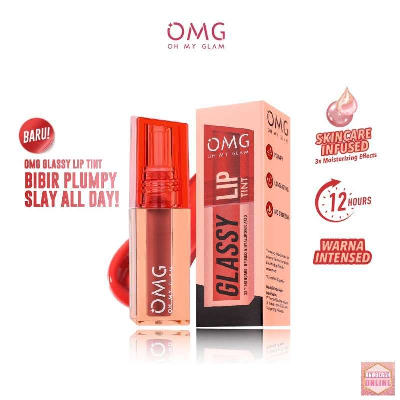 Jual OMG OH MY GLAM Glassy Lip Tint 2g di Seller Anugerah Beauty ...