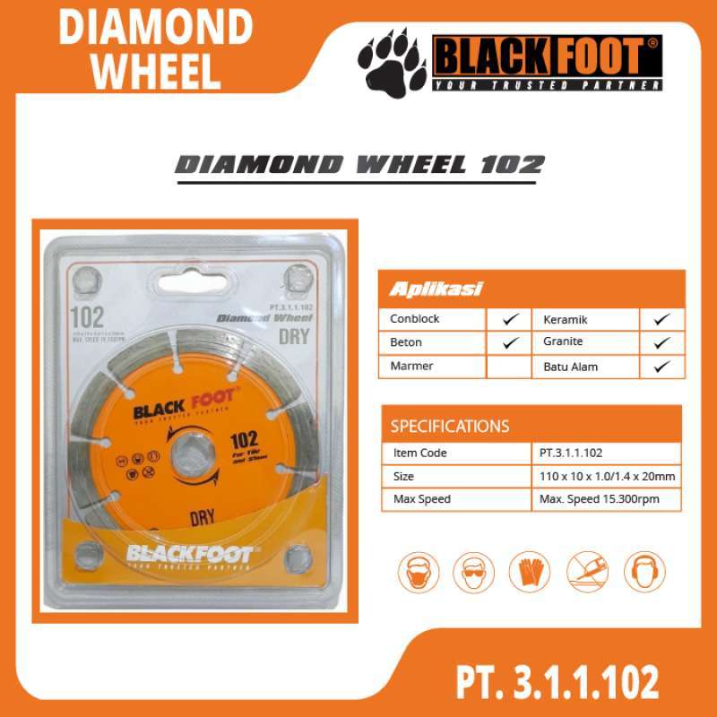 Jual Blackfoot Mata Gerinda Potong Granite Keramik Type 102 Dry Di ... Jual Blackfoot Mata Gerinda Potong Granite Keramik Type 102 Dry Di ...