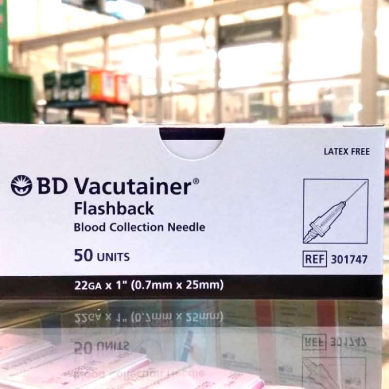 Promo Bd Vacutainer Flashback 22g X 1 Blood Collection Needle Diskon 33 ...