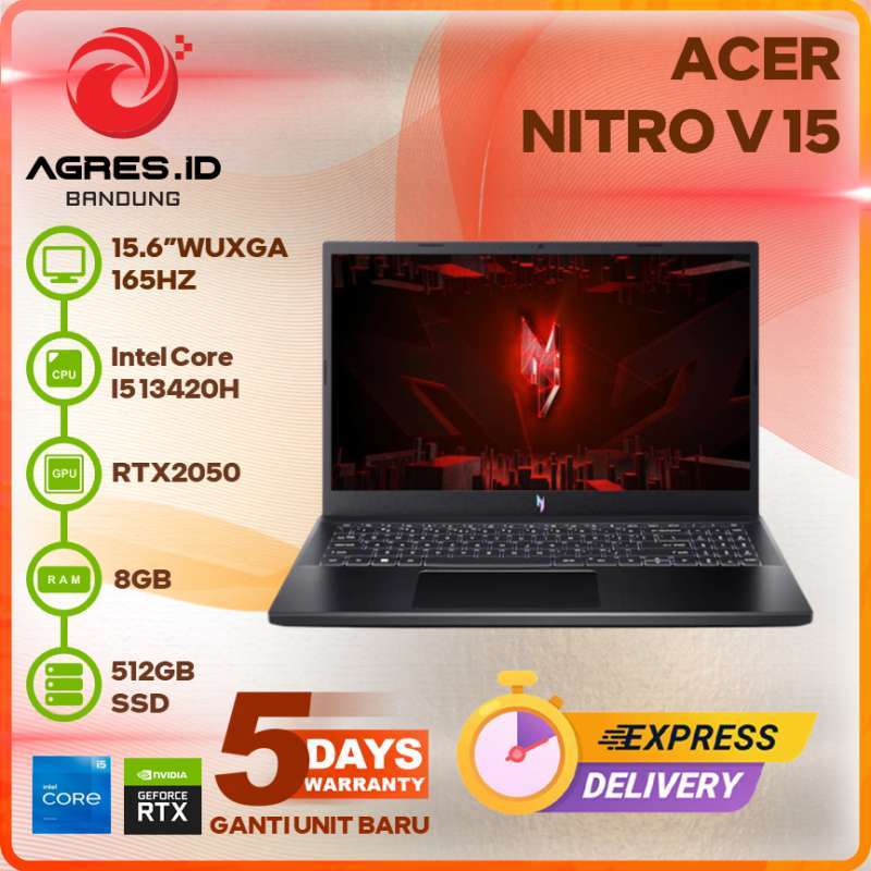 Jual Acer Nitro V 15 I5 13420h Rtx2050 8gb 512gb 15.6fhd 144hz Ips Di ...