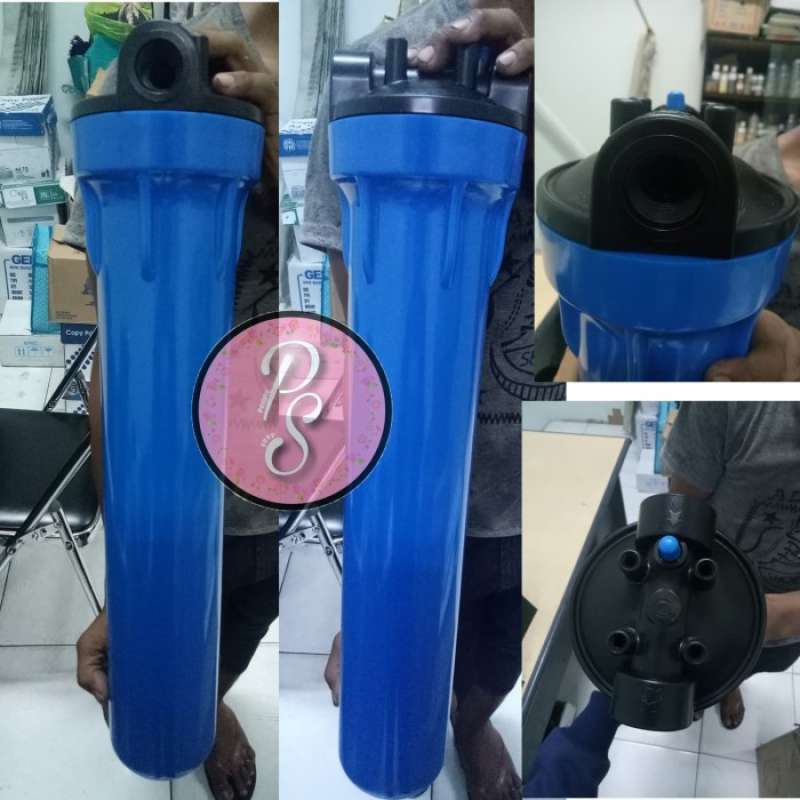 Promo Housing cartridge filter 20 inch biru Diskon 23% di Seller ...