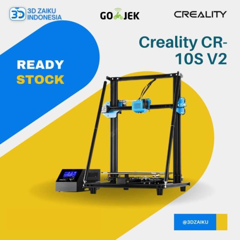 Promo 3D Printer Ukuran Besar Creality CR-10S Dual-Leading Screw Diskon ...