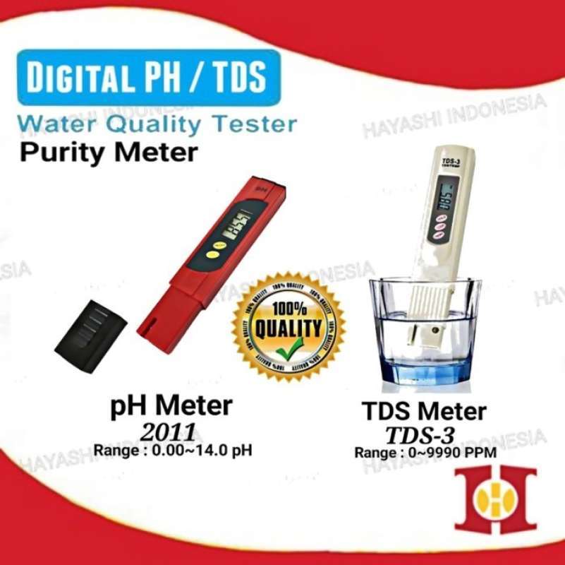 Promo Alat Ukur PH TDS Meter Tester Digital Hidroponik Keasaman Diskon ...