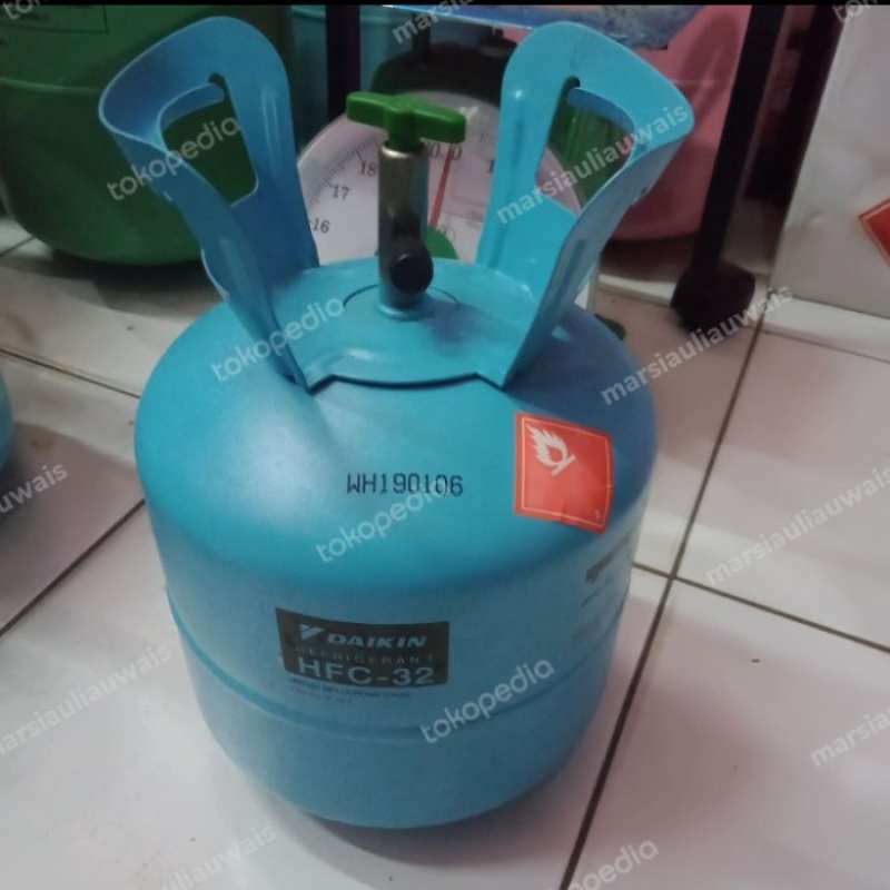 Promo Freon R32 Tabung Kecil ex DSP isi 1 kg fure r32 Tabung Melon ...