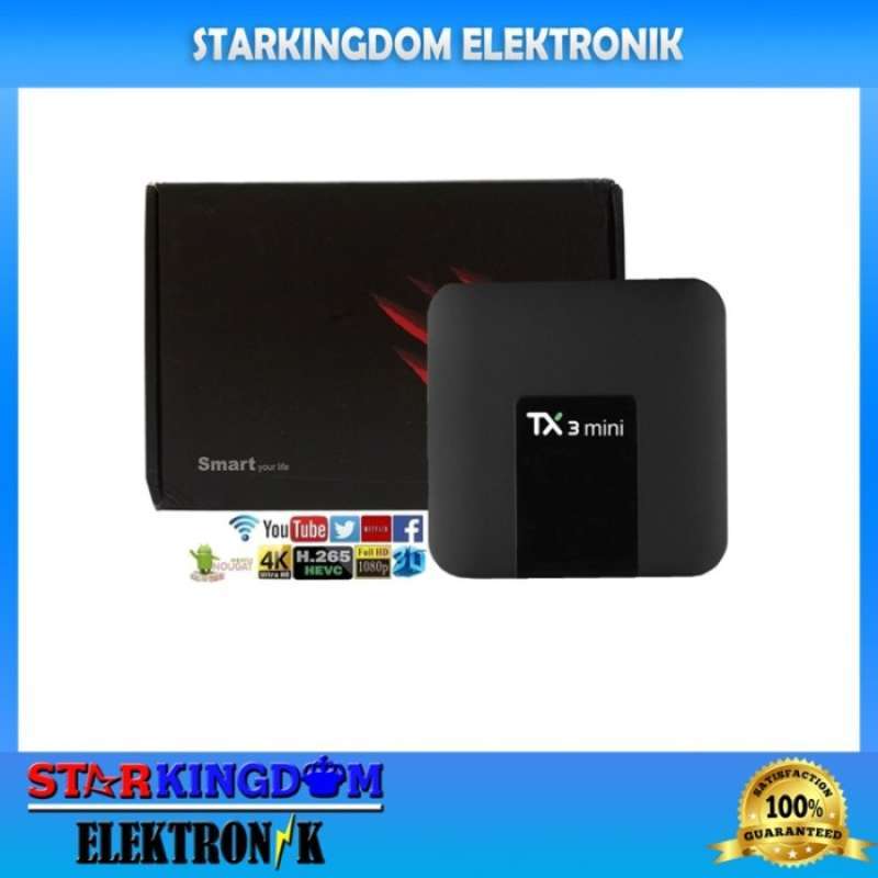 Promo Android Box Tanix TX3 Mini 4K Smart TV 2GB RAM 16GB ROM Quad Core ...