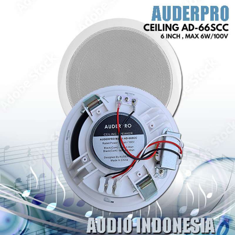Promo Ceiling Speaker Ad-66scc 6 Inch Untuk Gedung Apartemen Kantor ...