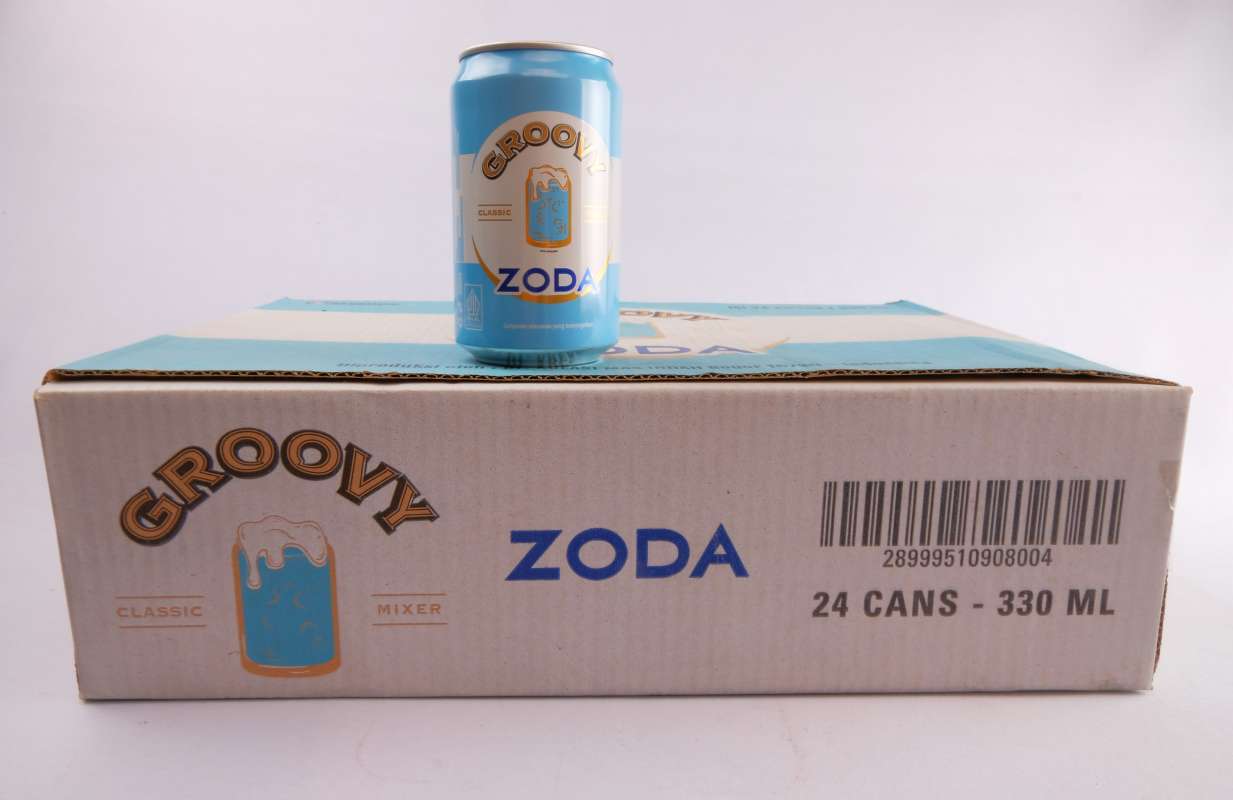 Jual Groovy Zoda Soda Water / Zoda Air Soda Kaleng 24x330ml - Karton di ...