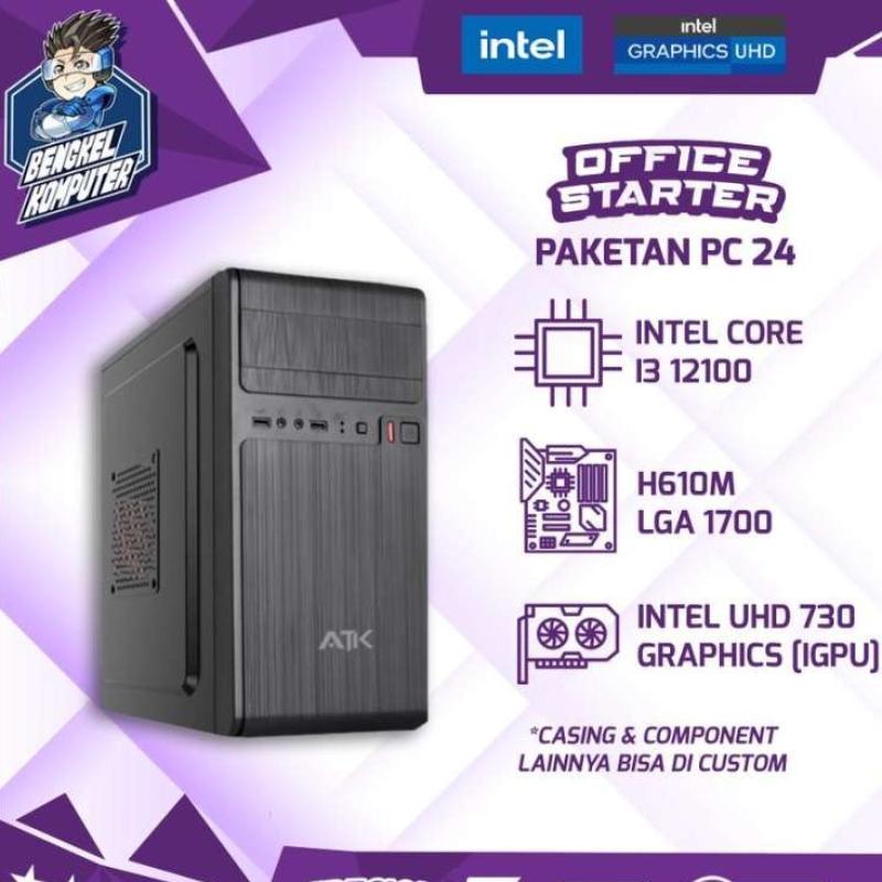 Jual Pc Office Starter 24 | I3 12100 | Admin | School Di Seller Bengkelkomputerptk - Sei Atau ...