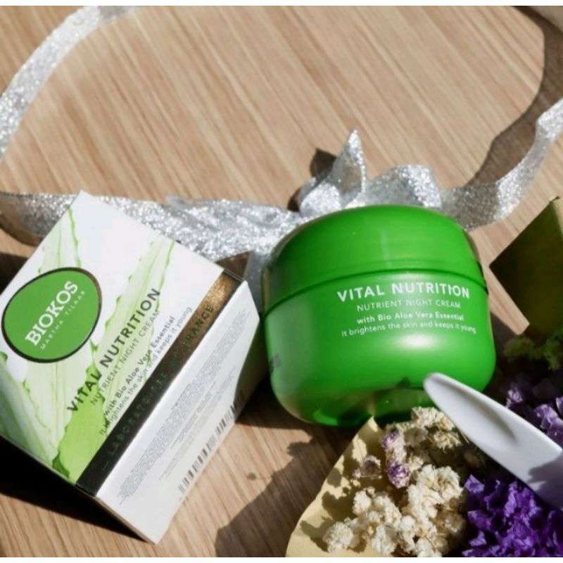 Promo Biokos Vital Nutrition Nutrient Night Cream 30g Diskon 10% Di ...