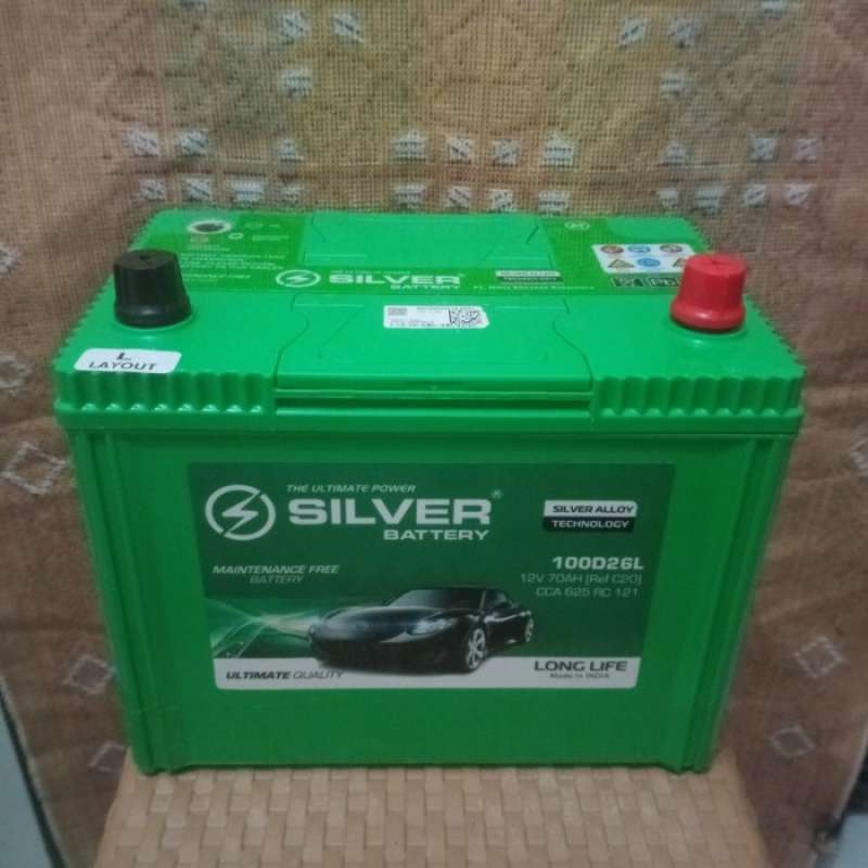 Promo Aki 100D26L Mf 80D26L 12V 70Ah Nx110-5L Gs Incoe Amaron Yuasa ...