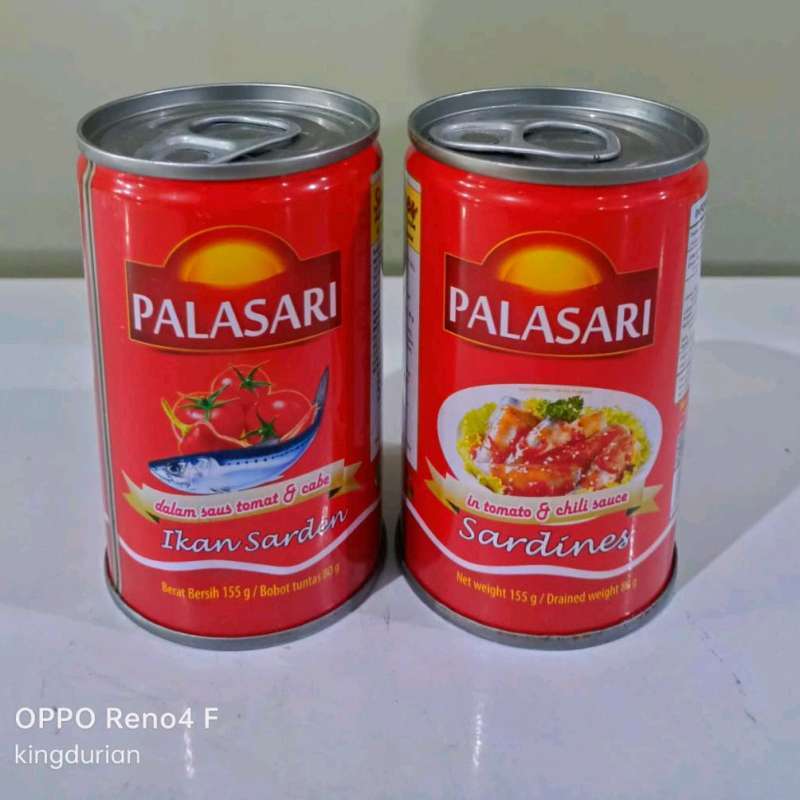 Jual Sarden Palasari 155 Gram Di Seller King Durian 84 - Abadijaya ...