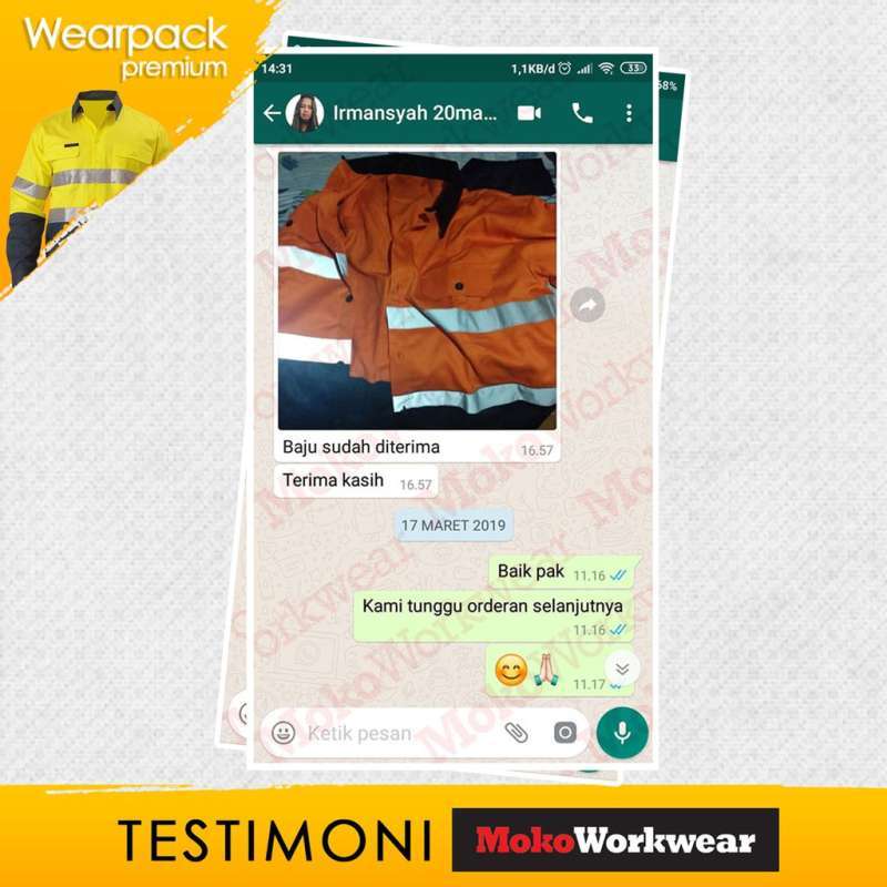 Promo KATELPAK LAPANGAN wearpak proyek bengkel mahasiswa kantor outdoor ...