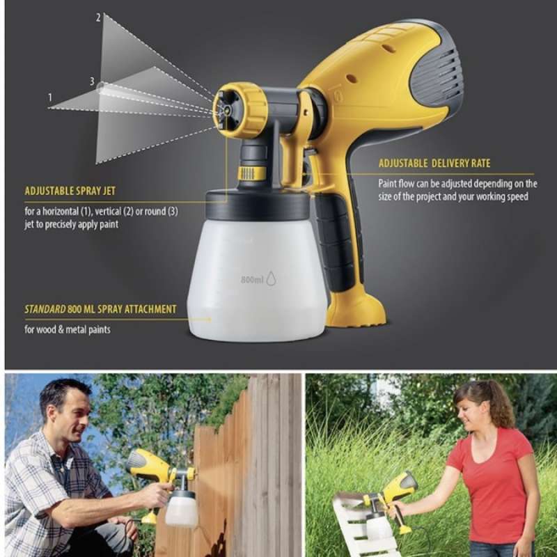 Promo Wagner W 100 Paint Spraying Hvlp Electric Wood Metal Cat Semprot ...